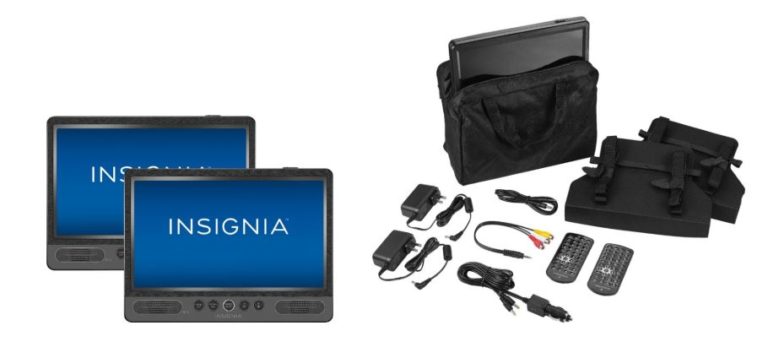 Insignia 10 inch Dual Screen Portable DVD Player