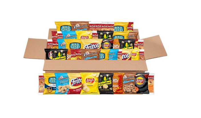 50 Count Frito-Lay Sweet & Salty Snacks Variety Box