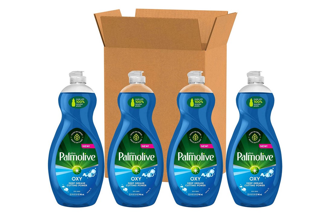 Pack of Four 32.5 Fl Oz Bottles of Palmolive Ultra Dish Soap Oxy Power ...