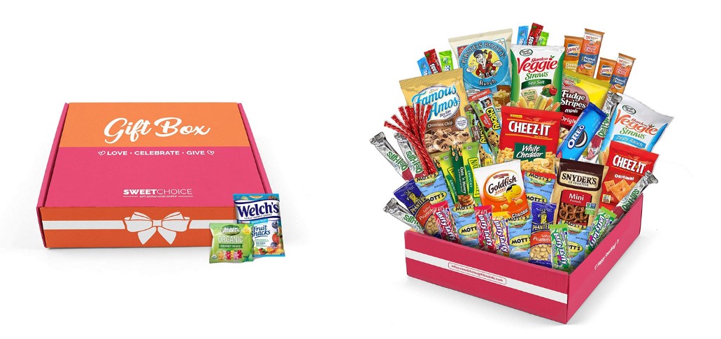 50 Count Christmas Holiday Snack Gift Basket