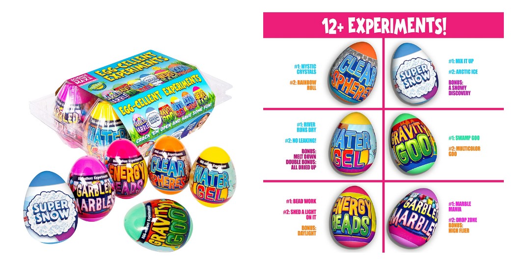 6 Pack Egg-Cellent Experiment Science Experiments