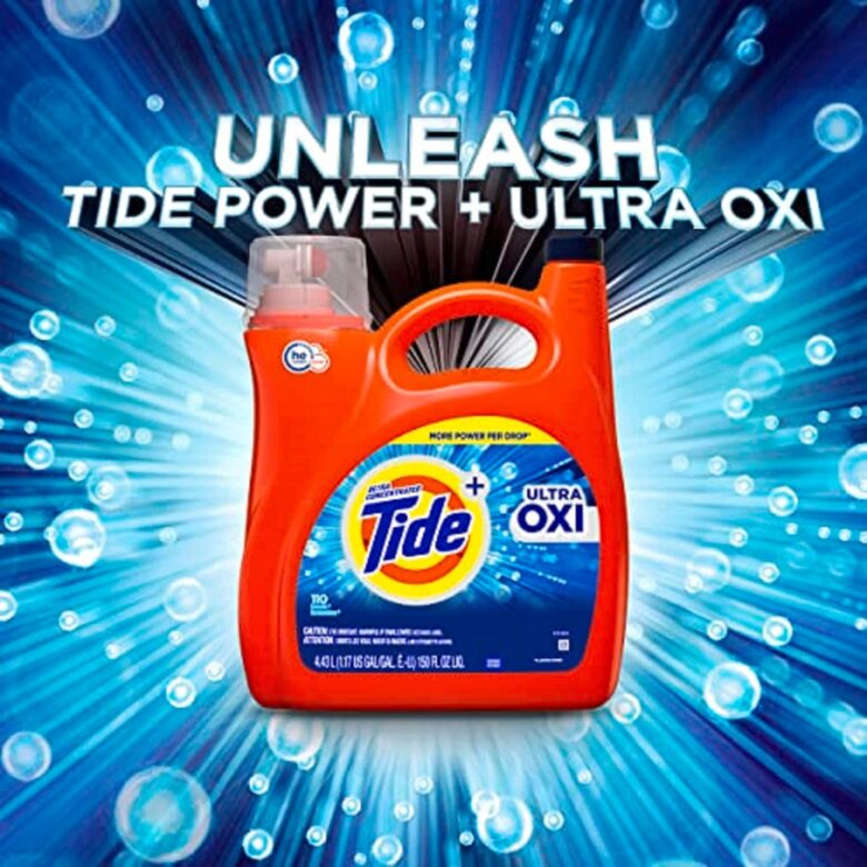 Tide Ultra Oxi Liquid Laundry Detergent, 94 loads, 146 fl oz
