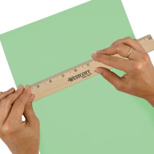 Westcott Wood Ruler, Beveled Edge