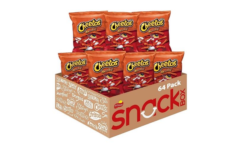 64 Count Cheetos Crunchy Cheese Flavored Snacks, 2 Ounce large single ...