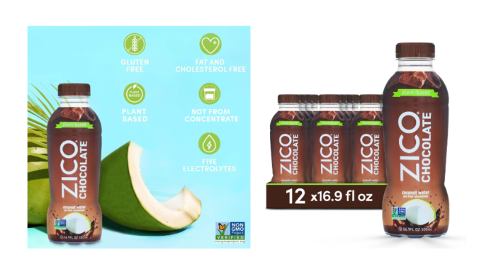 Pack of 12 ZICO Chocolate Coconut Water Drink