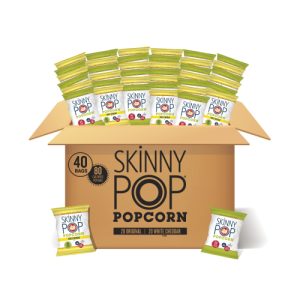 40 Count Skinny Pop Variety Pack Popcorn