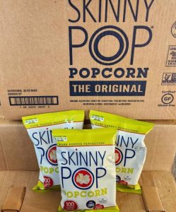 Pack of 30 (0.65 Ounce) SkinnyPop Original Popcorn Individual Snack ...